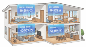 Normal Humidity Levels by Room: Complete Guide (2025) - IAQ.Works